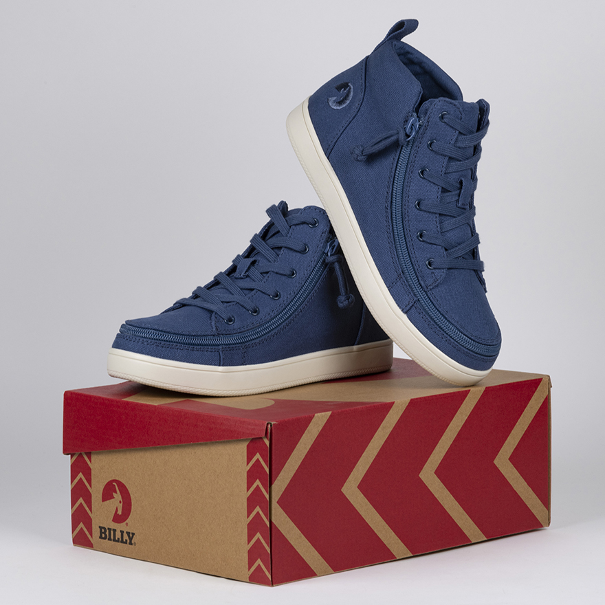Women's Beach Blue BILLY Sneaker Lace Mid Top - zipperenzo.nl